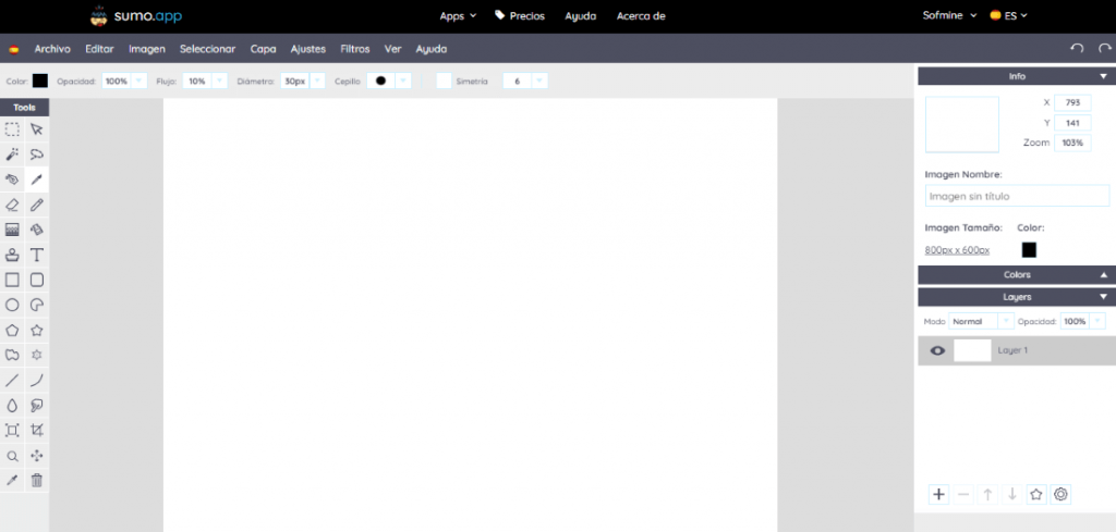 sumopaint editor de imagen online » LA MINA DEL SOFTWARE